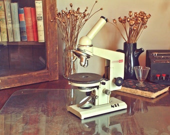 Vintage microscope | Etsy