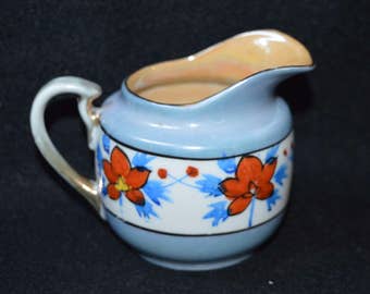 Blue lusterware | Etsy