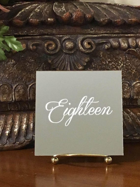 set-of-4-stunning-square-mirror-table-numbers-wedding