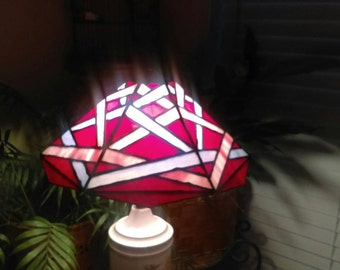 Lampe vitrail | Etsy