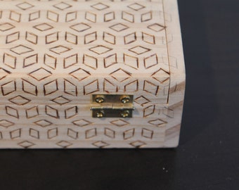 Pyrography box | Etsy