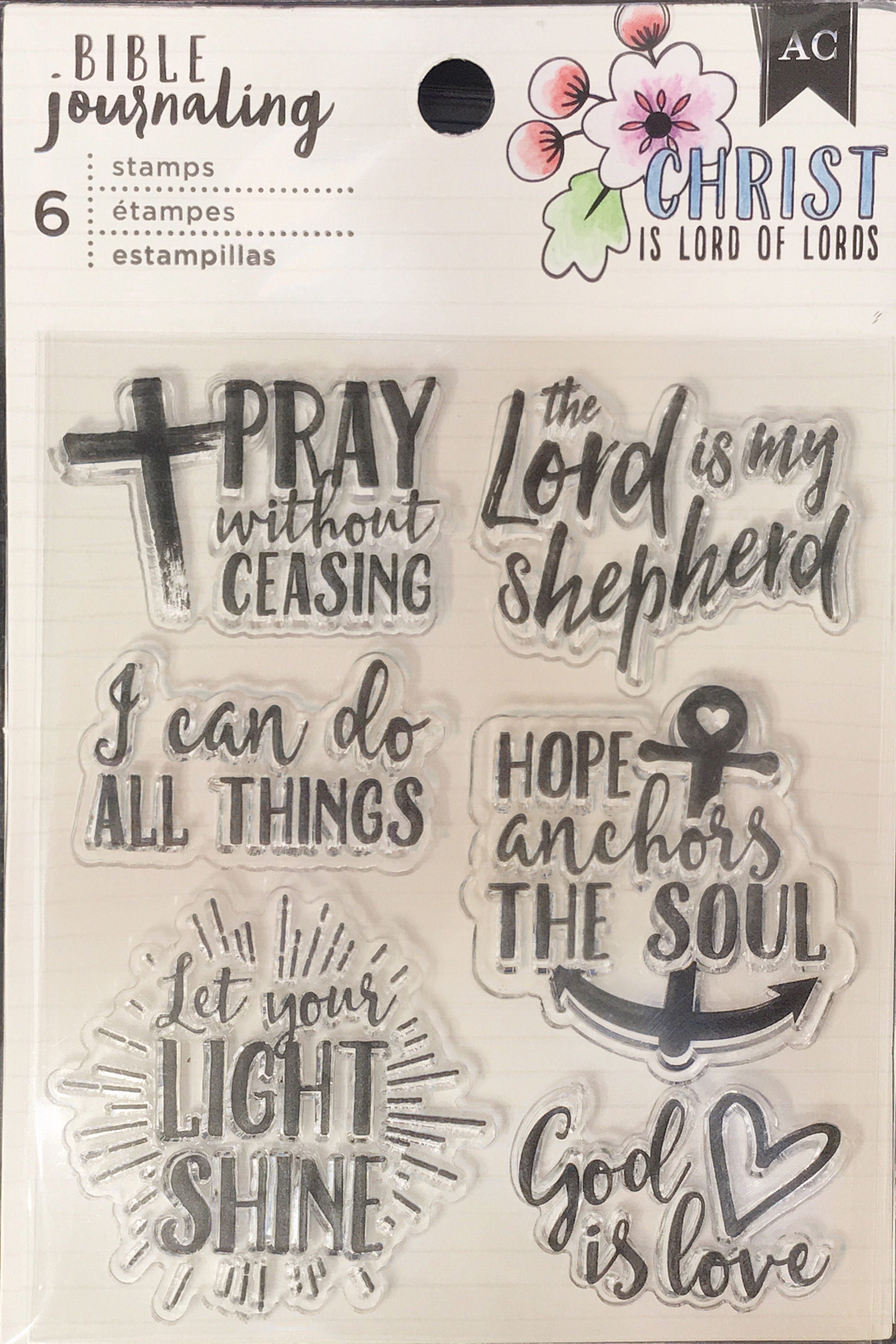 Bible Journaling Stamp-PRAY WITHOUT CEASING