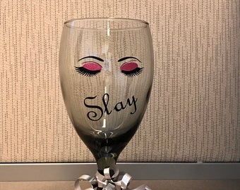 Diva wine glass | Etsy