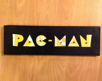 Pac man wall art | Etsy