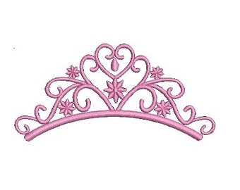 Tiara embroidery | Etsy