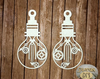 Light bulb die cut | Etsy