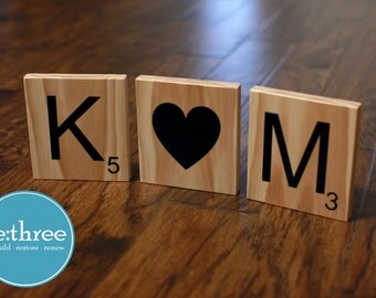 Large scrabble tiles | Etsy