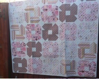 Pattern Tessellating Flower Lap Baby Quilt .pdf download