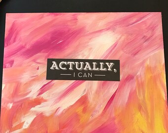 Actually i can | Etsy