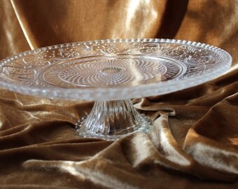 Footed cake plate | Etsy