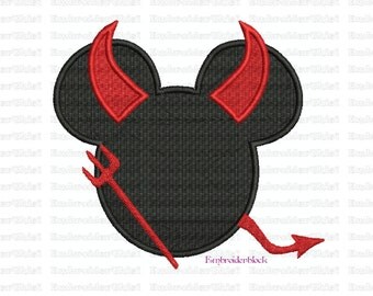 Mickey devil head | Etsy