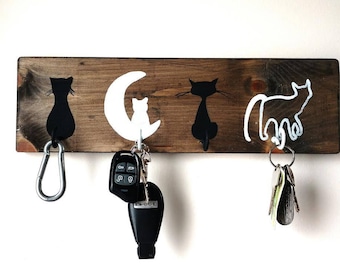 Cat key holder | Etsy