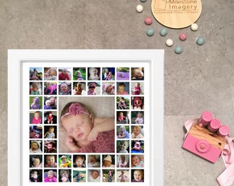 One year collage | Etsy