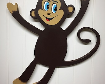 Monkey cut out | Etsy