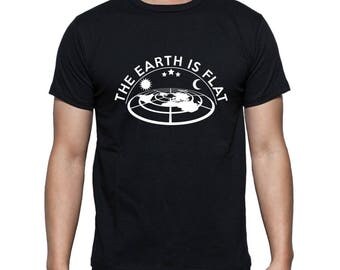 Flat earth shirt | Etsy