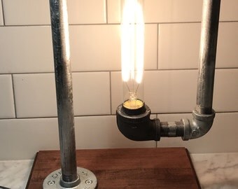 Gas pipe lamp | Etsy