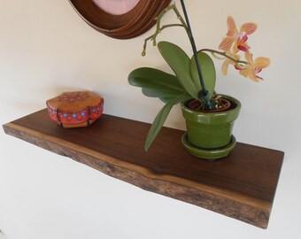 Live edge shelf | Etsy