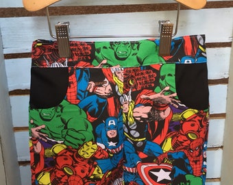 Marvel Comics Avengers Pin Up Style Head Scarf Wrap Rockabilly