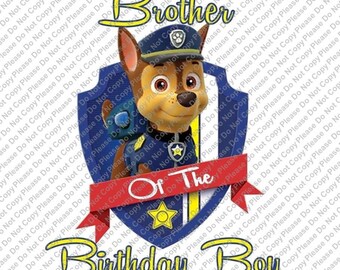 Paw patrol brother | Etsy