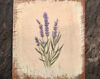 Lavender painting | Etsy