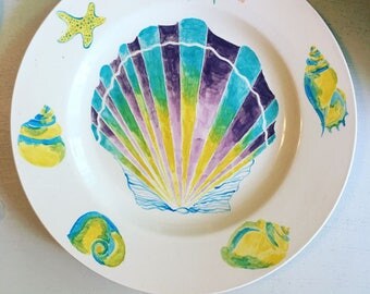 Seashell plate | Etsy