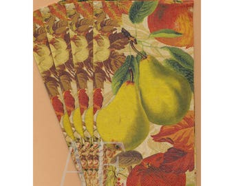 Apple paper napkins | Etsy