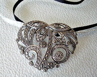 Marcasite jewelry | Etsy