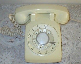 Rotary dial phone | Etsy