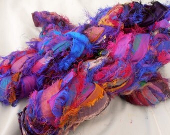 Sari silk ribbon | Etsy