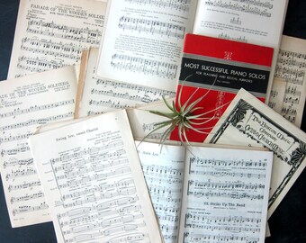 Antique song sheet | Etsy