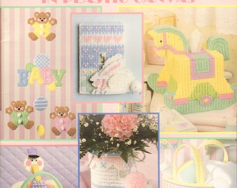 Baby plastic canvas | Etsy