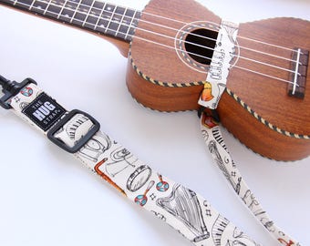 No buttons uke strap | Etsy