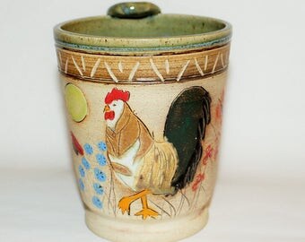 Pottery chicken | Etsy