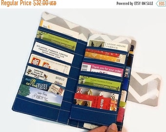 Credit Card Holder Loyalty Card Holder 38 by VintageFabricFinds