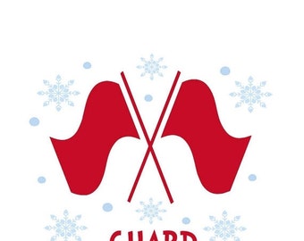 Winter guard flag | Etsy