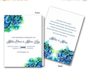 Half fold programs | Etsy