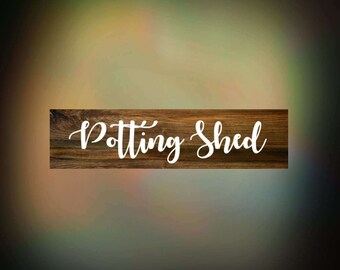 Potting shed sign | Etsy