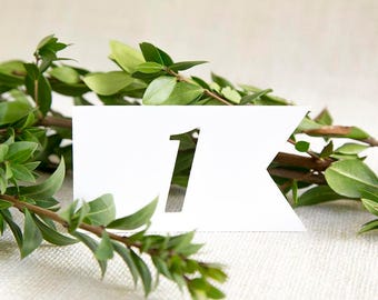 Flag table number | Etsy