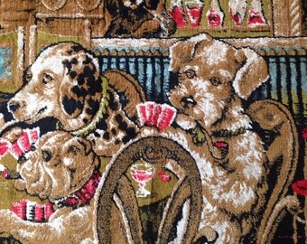 Unique dogs playing poker related items | Etsy