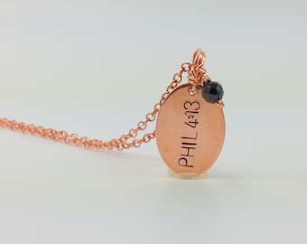Bible verse jewelry | Etsy