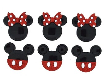 Mickey buttons | Etsy