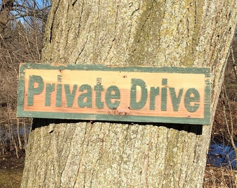 Driveway sign | Etsy