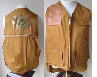 Vintage hunting vest | Etsy