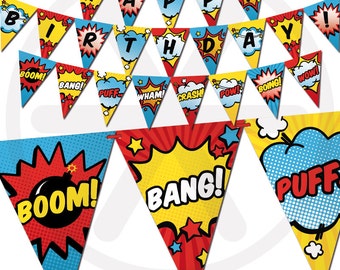 Superhero flags | Etsy
