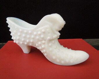 Fenton glass shoe | Etsy