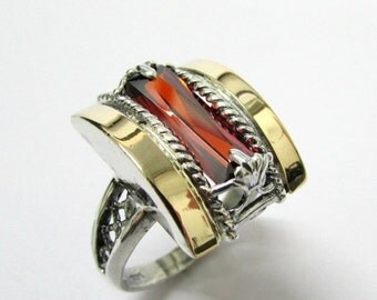 Unique cubic zirconia ring related items | Etsy