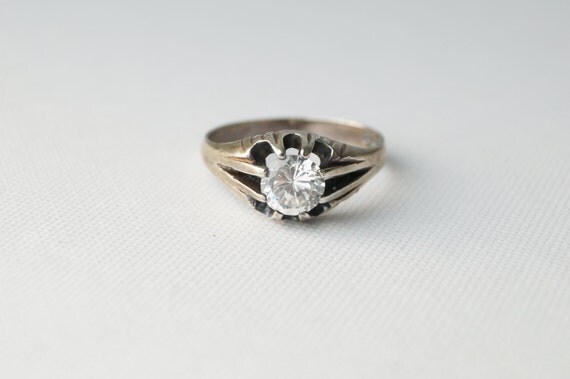 Vintage Sterling Silver Ring Vintage Gypsy Ring Vintage