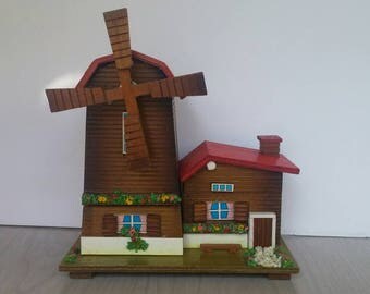 Windmill music box | Etsy