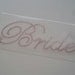 Crystal Bride Script Rhinestone Appliqué Rhinestone
