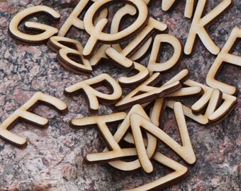 Laser cut letters | Etsy